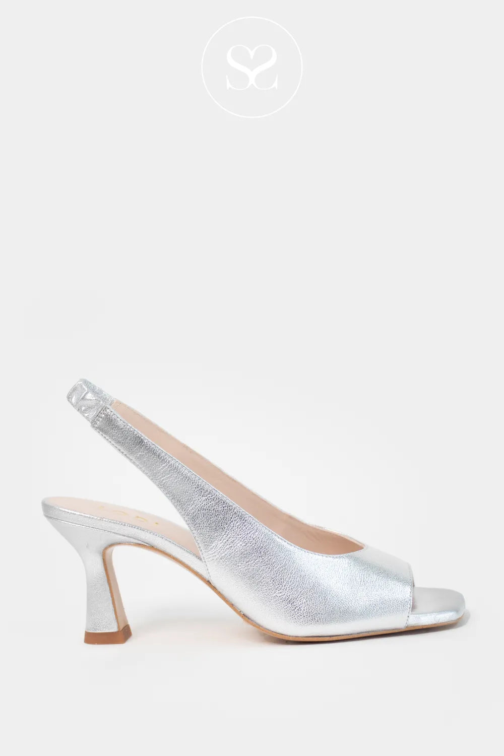 LODI Silver Slingback Sandals - LUDVIG | LODI SHOES IRELAND