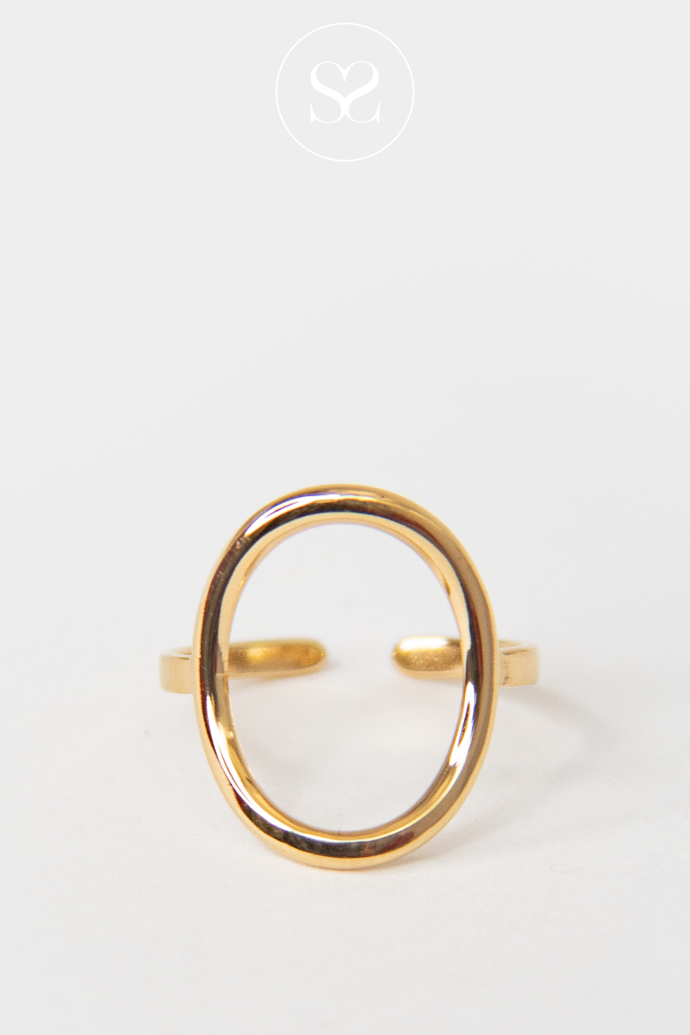 EMMY 12 GOLD CIRCLE RING