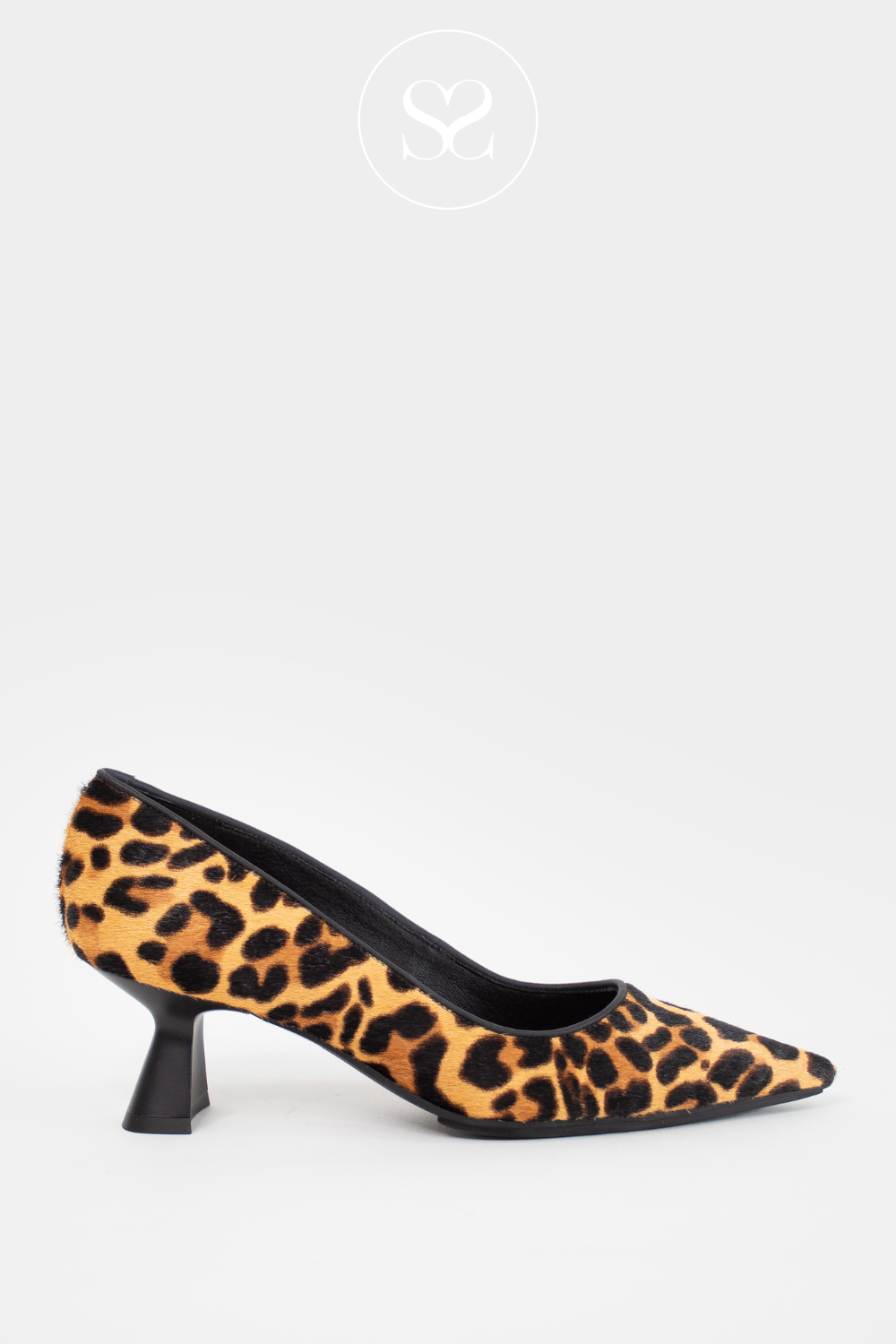LODI KAL4907INO LEATHER/ FUR LEOPARD COURT SHOES | LODI SHOES IRELAND